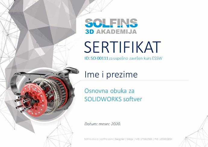 E-Knjiga - SolidWorks Essentials | Solfins 3D kompanija